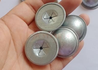 China 30mm Dome Cap Washers Galvanized Steel Used For Fixing Insulation Pins for sale