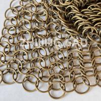 China Anodized Interior Design Metal Mesh Curtain Stainless Steel Rings for sale