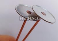 China 12ga Copper Plated Mild Steel Cupped Head Insulation Weld Pins For Hvac System for sale