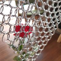 China 12 Mm Stainless Steel Ring Mesh Space Curtain for sale