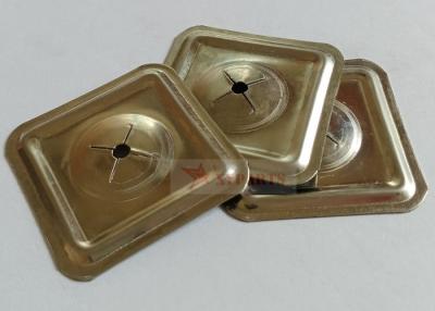 China 38mm Metal Self Locking Washers Square Type For Insulation Pins for sale