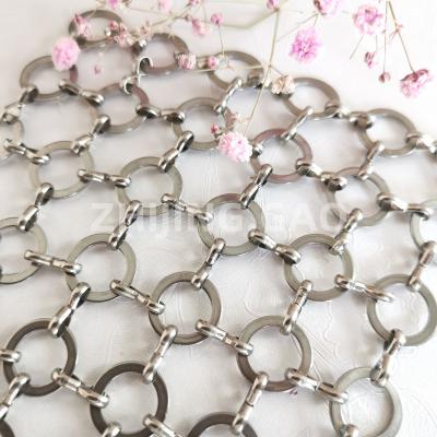 China Chainmail Aluminum Ring Mesh 15mm for sale