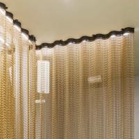 China Chain Link Aluminum Room Dividers Drapery for sale