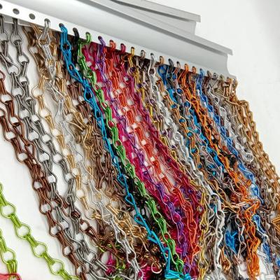 China Customized Aluminum Chain Door Curtain For Corridor Decoration for sale