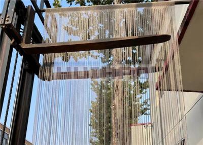 China 0.53x3.81mm Stainless Steel Welded Chainmail Mesh Curtain For Room Divider Screen for sale