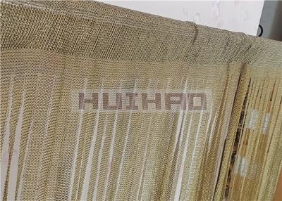 China 0.53x3.81mm Stainless Steel Welded Chainmail Mesh Curtain For Room Divider Screen for sale