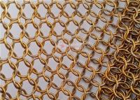 China 0.8x7mm Stainless Steel Ring Mesh For Night Closures Of Shopping Center for sale