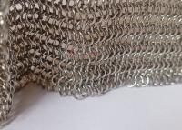 China 0.53x3.81mm Stainless Steel Welded Chainmail Ring Mesh for Metal Mesh Curtains for sale