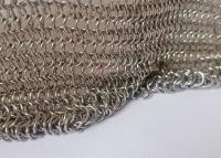 China 0.53x3.81mm Stainless Steel Welded Chainmail Ring Mesh for Metal Mesh Curtains for sale