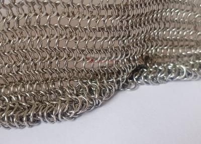China 0.53x3.81mm Stainless Steel Welded Chainmail Ring Mesh for Metal Mesh Curtains for sale