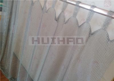 China 0.8x7mm Stainless Steel Chain Mail Mesh Curtains Welded Type For Room Dividers for sale