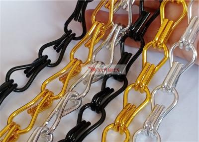 China Anodized Aluminium Metal Chain Mesh Curtains For Space Partition for sale