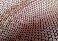 China Aluminium Alloy Wire Mesh Coil Drapery Copper Color Used As Space Divider Curtains for sale