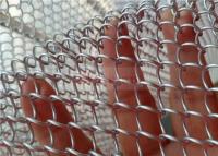 China Aluminum Coil Metal Mesh Curtain Silver Color For Window Treatment for sale