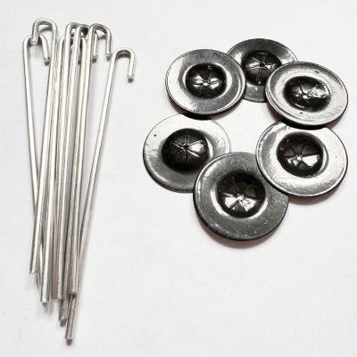 China Bird Proof Solar Panel Mounting Clips Uv Radiation Black Coating for sale