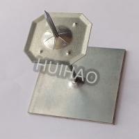 China Galvanized Steel Self Adhesive Insulation Hanger Pins For Rockwool Board for sale