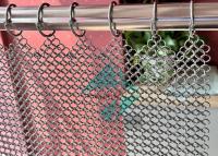 China 1.2x10mm Stainless Steel Metal Ring Mesh Drapery For Decoration for sale