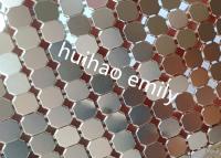China 8x8mm Shiny Aluminum Sequin Metal Mesh Curtain For Decoration for sale