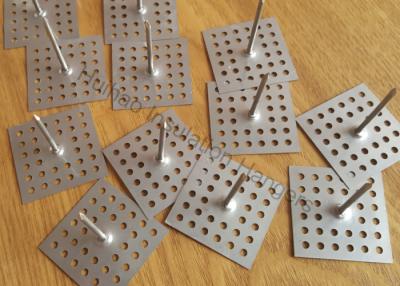 China Steel Perforated Base  Insulation Pins Fix Insulation Rough Surface12Ga Dia 63.5mm for sale