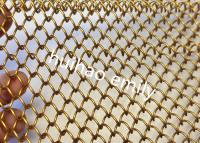 China Fireproof Metal Mesh Shower Curtains Used For Interior Design for sale