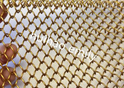 China Fireproof Metal Mesh Shower Curtains Used For Interior Design for sale