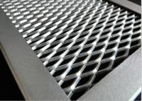 China Architectural Building Expanded Mesh Curtain Wall With Fixing L Type Frame for sale