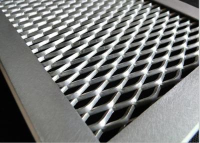 China Architectural Building Expanded Mesh Curtain Wall With Fixing L Type Frame for sale