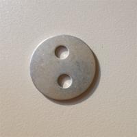 China 25 Mm SS Lacing Washers With 2 Holes  For  Fabrication Of Insulation Blankets for sale