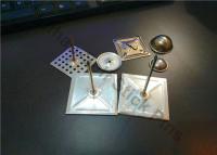 China Galvanized Steel Rock Wool Stick Insulation Pins With 50mm Square Washer Base for sale