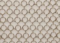China Stainless Steel 304/316 Flat Wire Metal Ring Mesh with 20mm Ring Diameter for Ceiling Treatments for sale