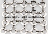 China Stainless Steel Chainmail Ring Decorative Wire Mesh for Fly Screen Curtain for sale