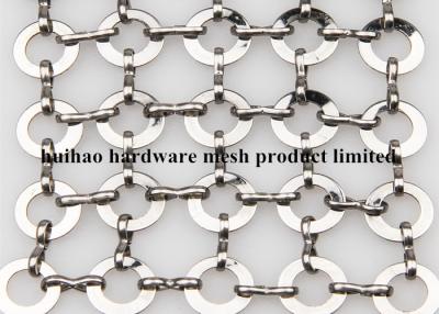 China Stainless Steel Chainmail Ring Decorative Wire Mesh for Fly Screen Curtain for sale