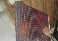 China Embedded Copper Glass Wire Mesh SS Rope Decorative Wire Mesh Glass for sale