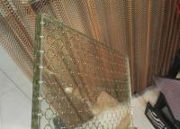 China Embedded Copper Glass Wire Mesh SS Rope Decorative Wire Mesh Glass for sale