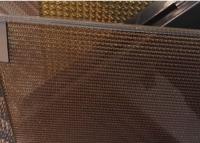 China Embedded Copper Glass Wire Mesh SS Rope Decorative Wire Mesh Glass for sale