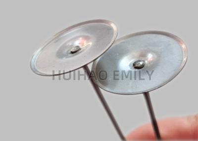 China 14GA Insulation Jackets Stainless Steel Quilting Pins With Self Locking Washer for sale