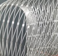 China Architectural Flexible 2'' X 2'' SS304 Rope Mesh For Safety for sale