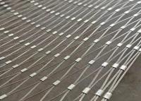 China Inox 304 Flexible Woven Rope Mesh For Safety Handrail Fence for sale