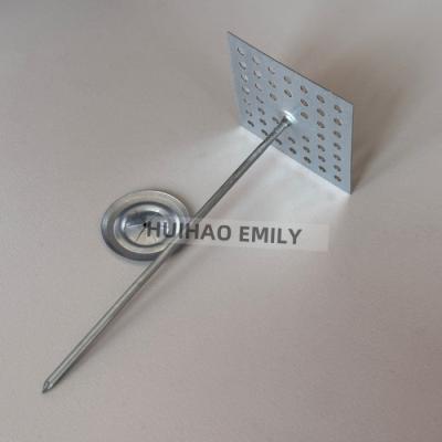 China Hvac System Hardware Accessories Insulation Pin Nails With Perforated Base for sale