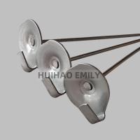 China 14 Gauge mild Steel Lacing Anchors for Heated Removable Insulation Covers for sale