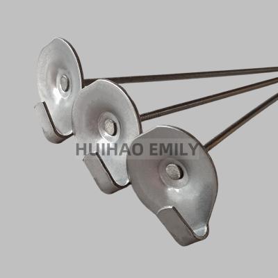 China 14 Gauge mild Steel Lacing Anchors for Heated Removable Insulation Covers for sale