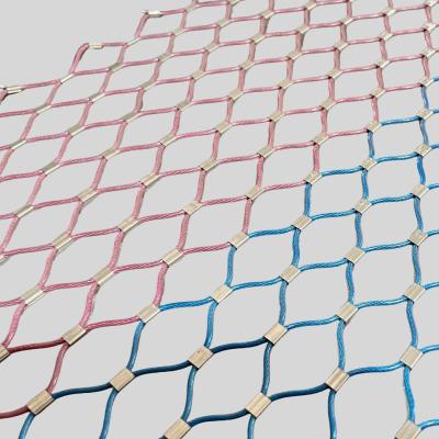 China Flexible Stainless Steel Rope Wire Mesh For Fencing for sale