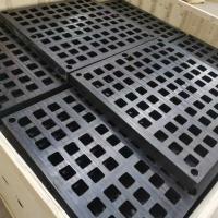 China Module Deck Media Rubber Vibrating Screen Mesh for Ore Application Anti-clogging for sale