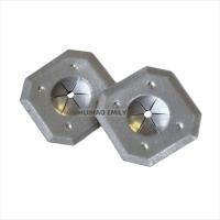 China 32mm Galvanzied Steel Square Self Locking Washer Fix 2.7mm Insulation Pins for sale