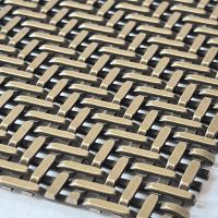 China SS304 Woven Wire Mesh For Kitchen Furniture Door Balustrade for sale