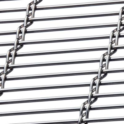 China Wire Rod Architectural Wire Mesh For Exterior Wall for sale