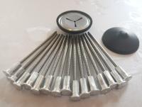 China 3mm X 65mm Stud Welding Pins Bi- Metallic Pins With 6 X 15 Mm Aluminum Insulated Heads for sale