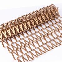 China Balanced Spiral Wire Mesh For Metal Curtain for sale