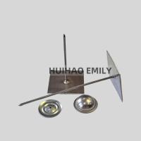China Galvaznied Steel Self Adhesive Insulation Hangers Pins For Fixing Rock Wool Layer for sale