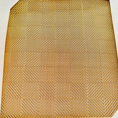 China Custom Brass Wire Mesh For Retail Backdrops for sale